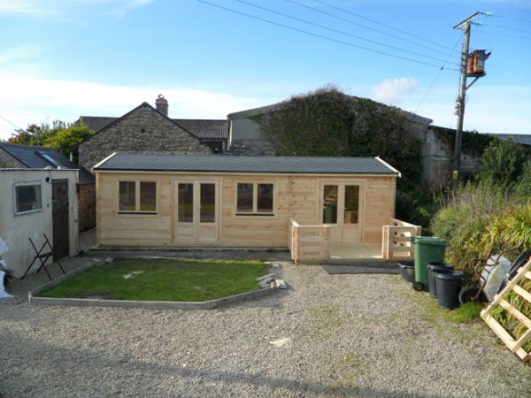 9m x 4m, 70mm log cabin, Cornwall - South West Log Cabins