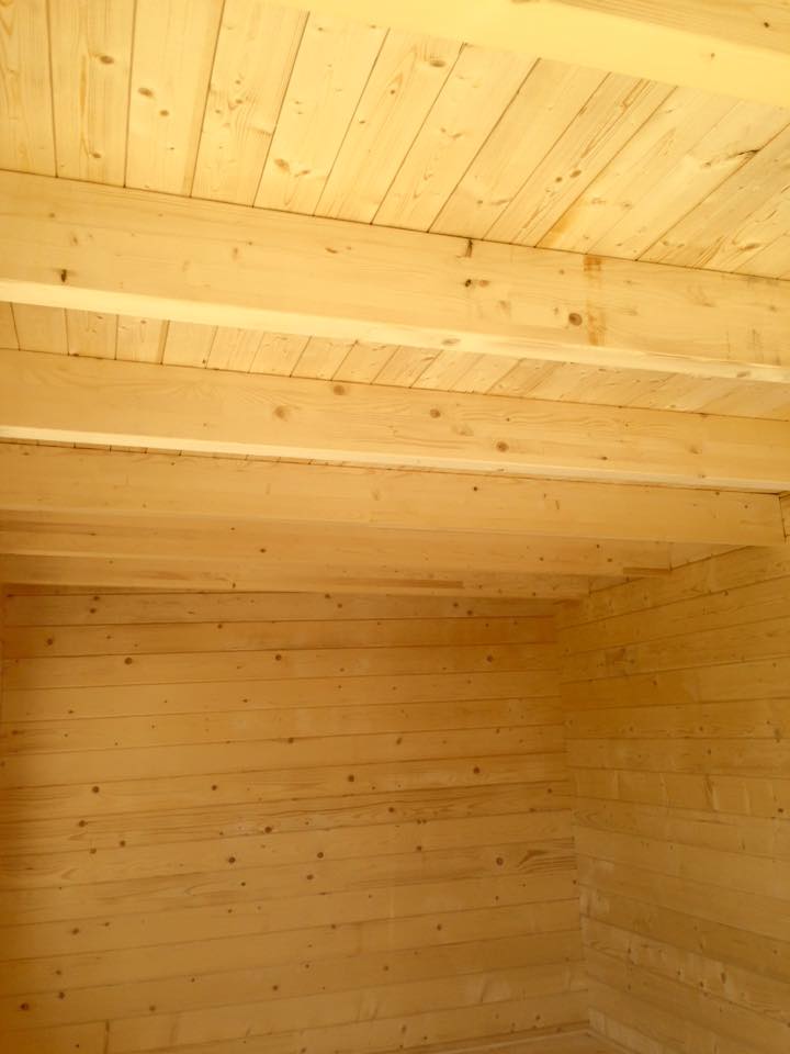 Bespoke 8m x 6m pent roof cabin, Cornwall - South West Log Cabins