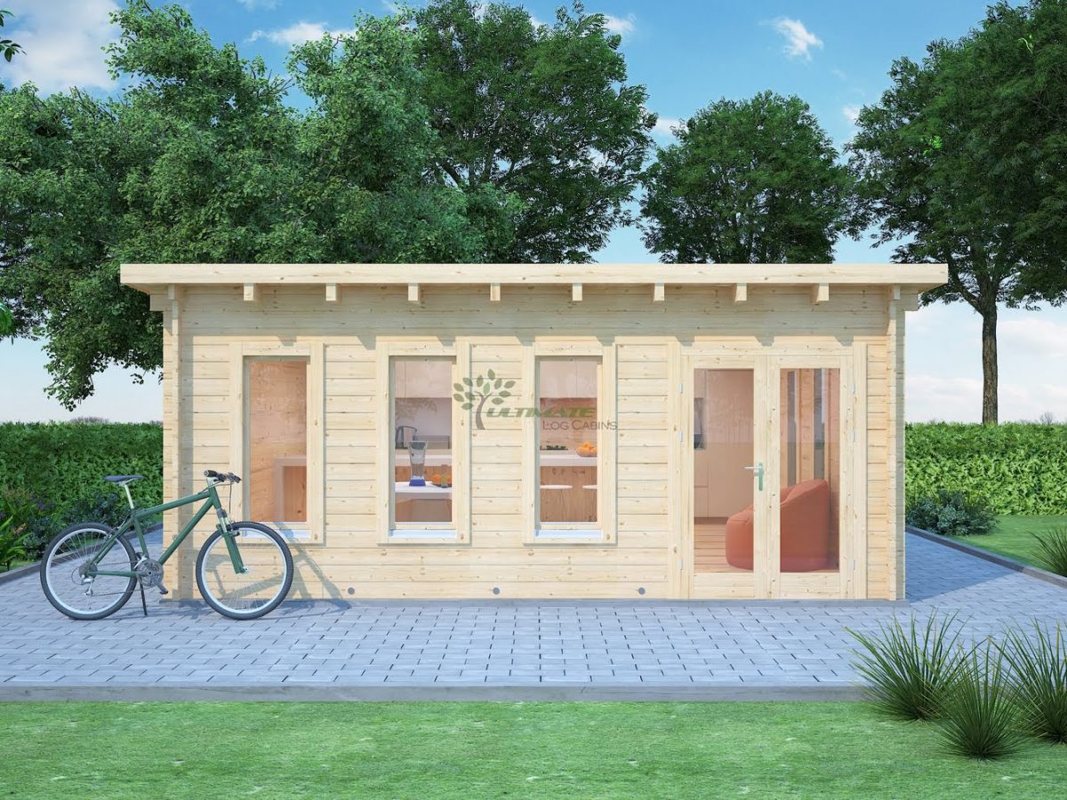 Office log cabins - perfect for adding a garden office to your home