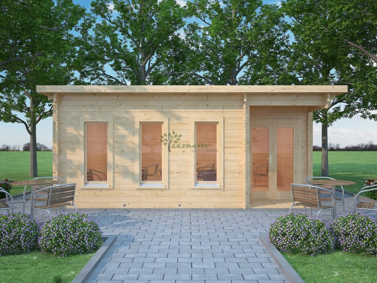 Office log cabins - perfect for adding a garden office to your home